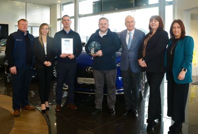 Lexus Galway Wins Lexus Retailer of Year Award
