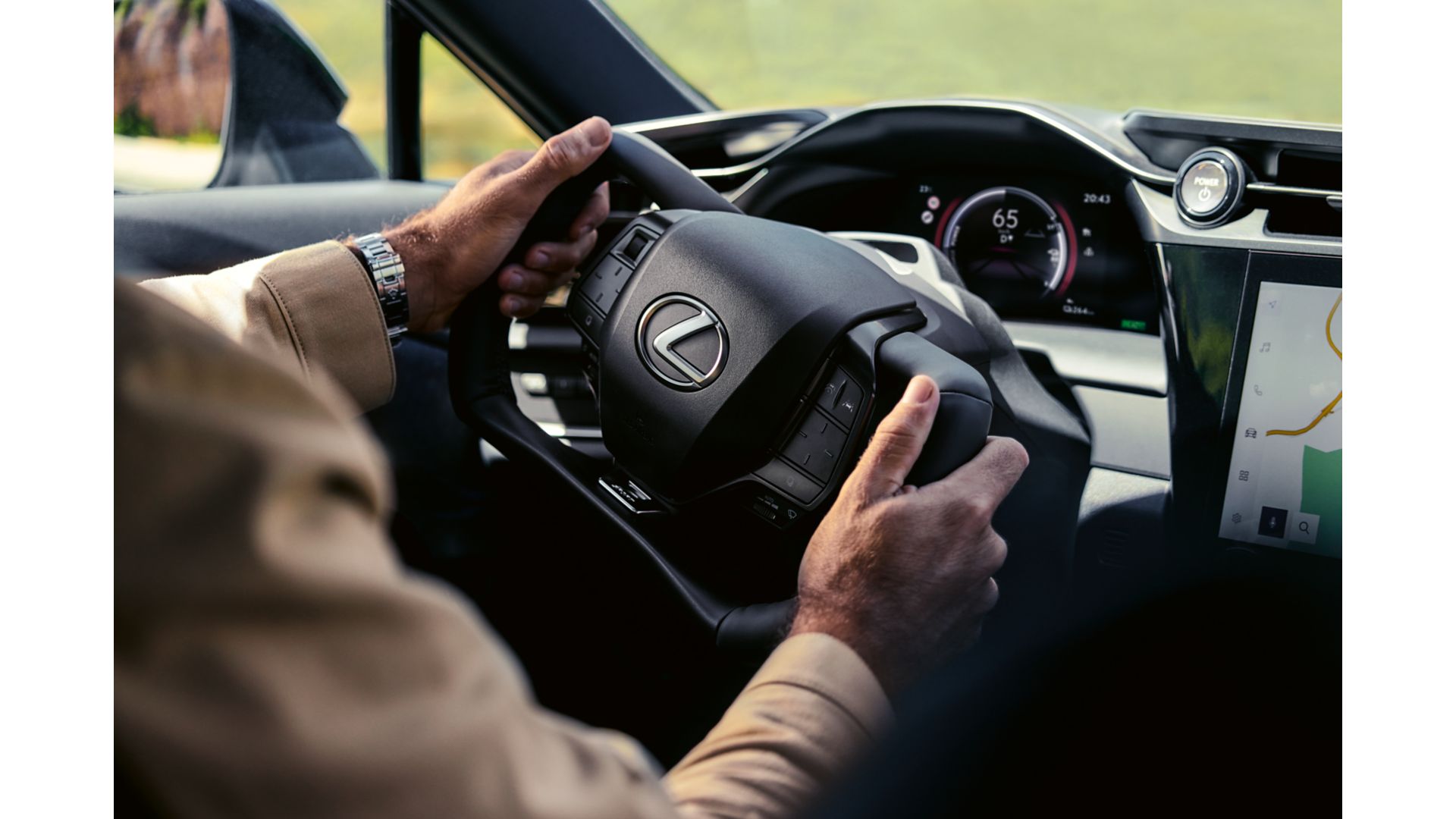 Innowacyjny układ kierowniczy steer-by-wire | Lexus Polska