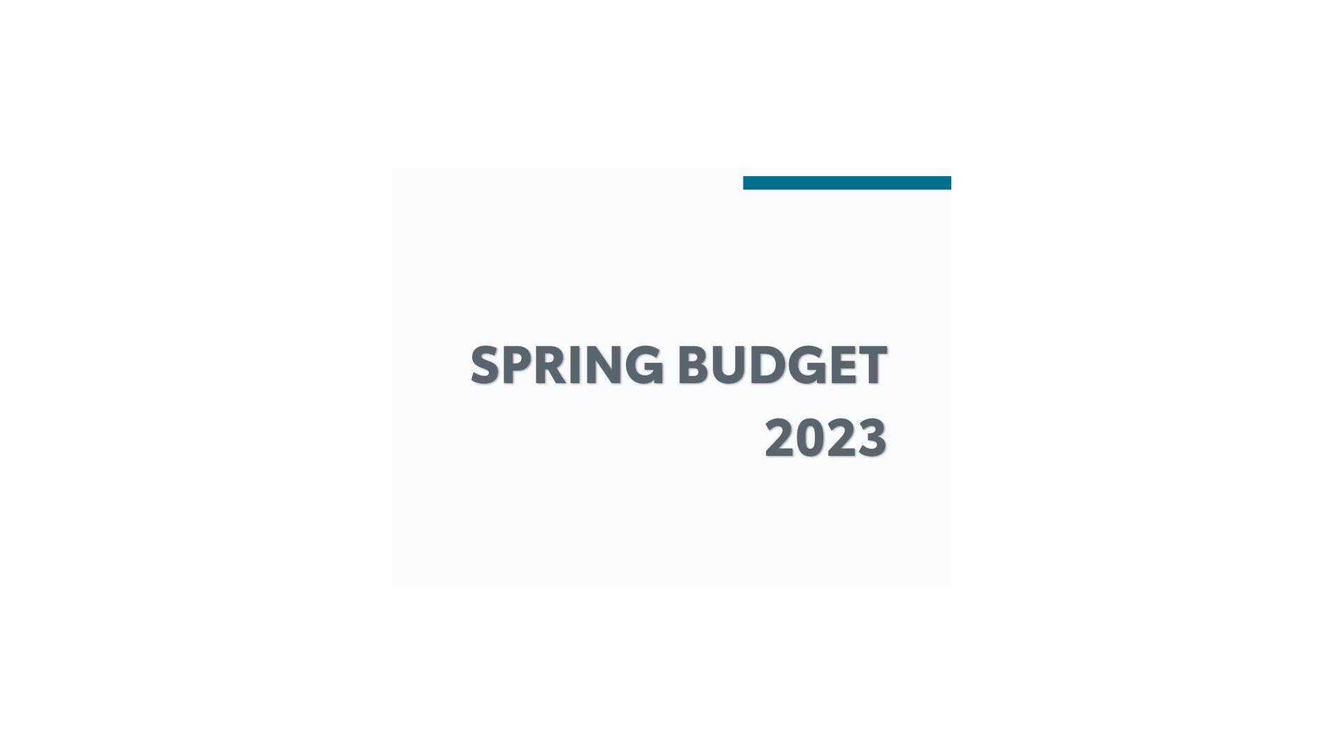 Spring Budget 2023 | News & Insights | KINTO UK