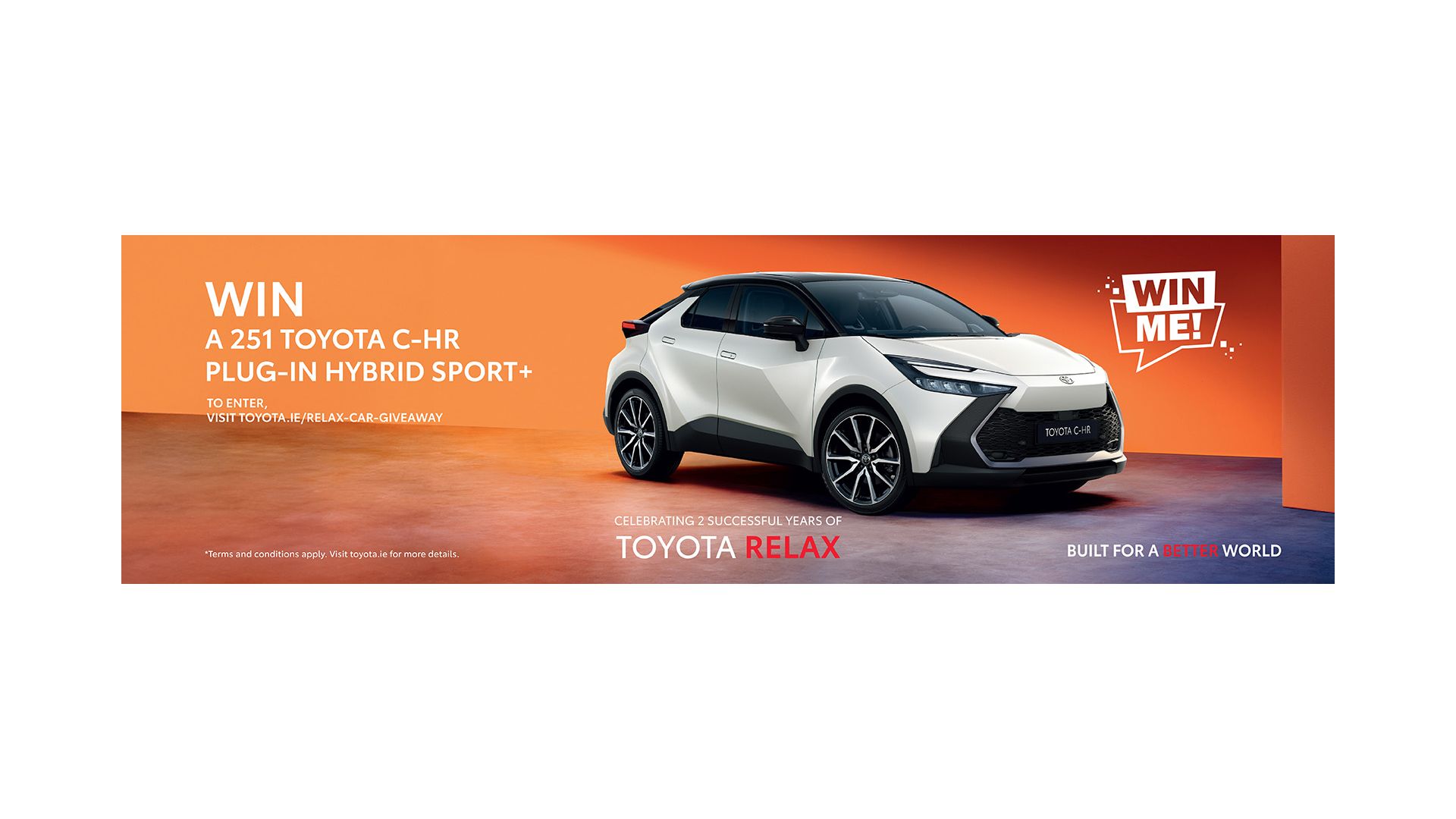 Toyota Relax Car Giveaway | Win a Toyota C-HR Plug-In Hybrid