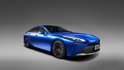 Second generation Toyota Mirai. Still zero emissions.